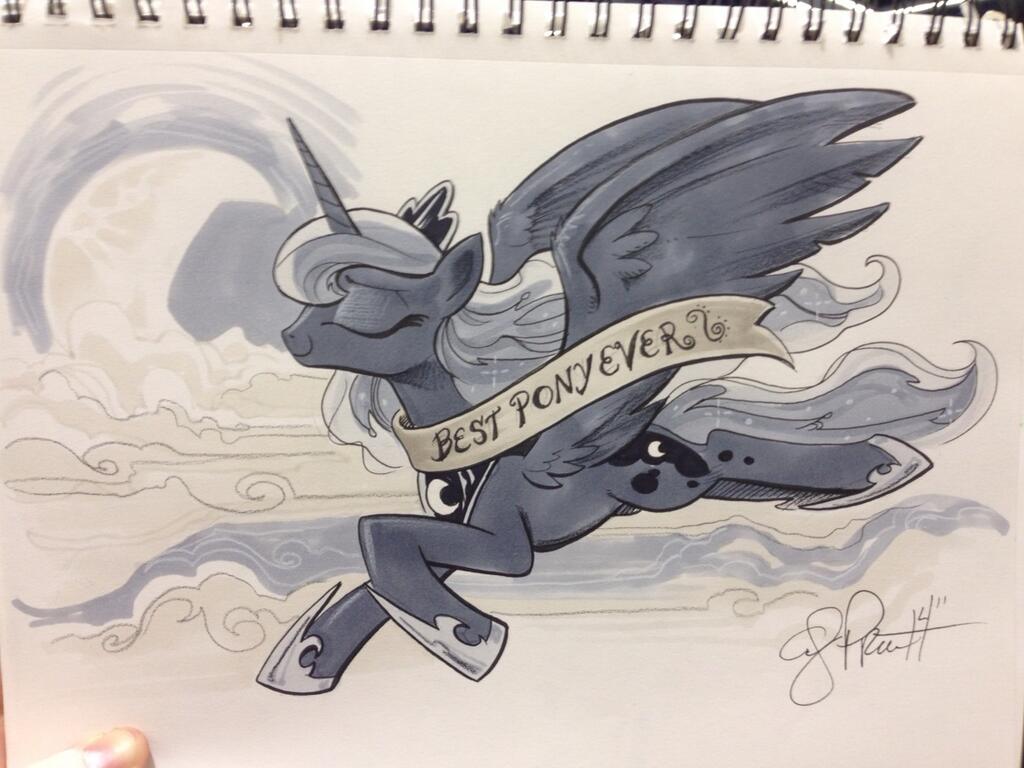 princess luna drawn by andy price - Bronibooru