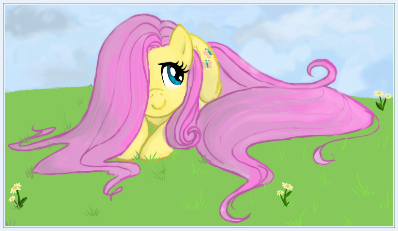 fluttershy drawn by kreemee - Bronibooru