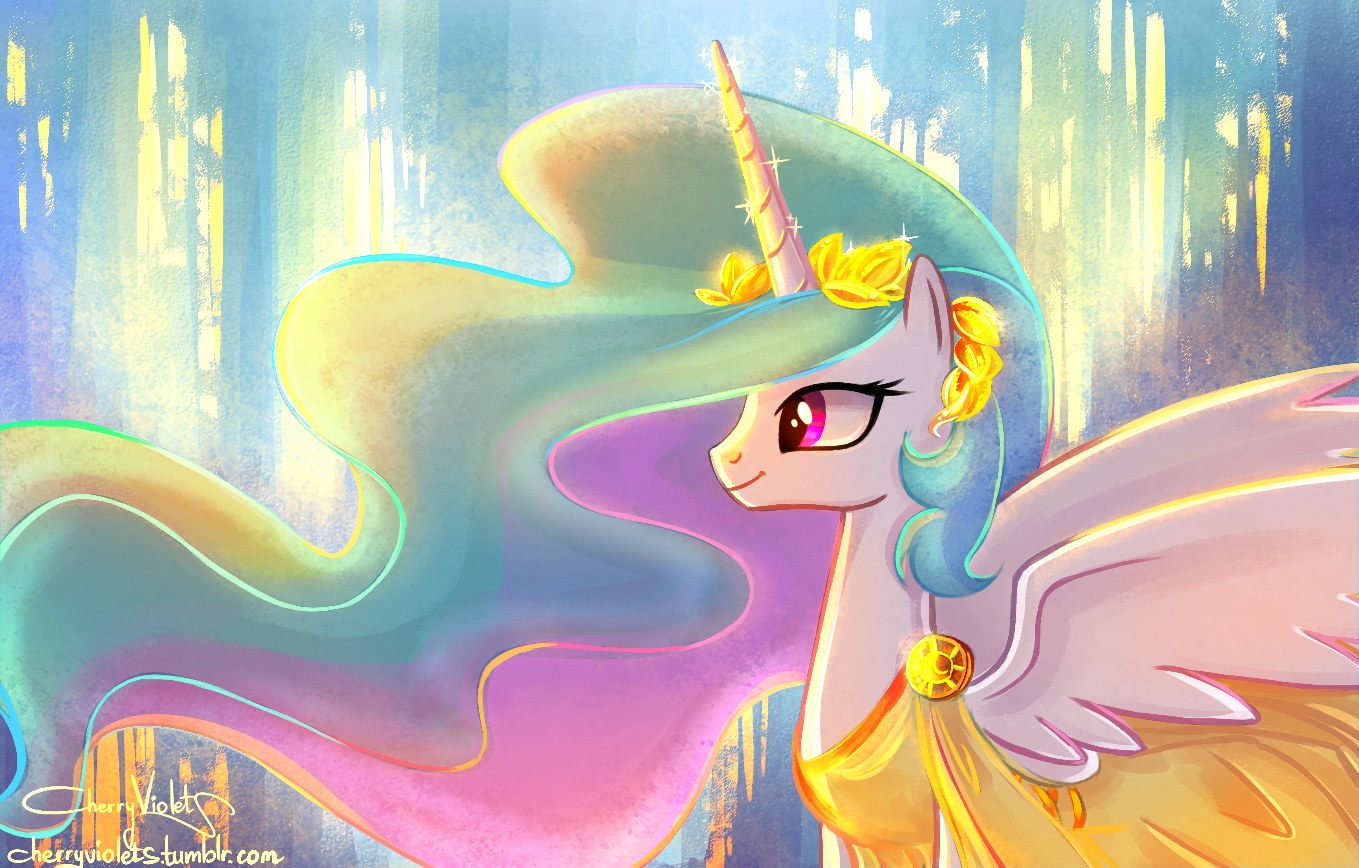 Beautiful artwork of Celestia - Protect Celestia - Fimfiction