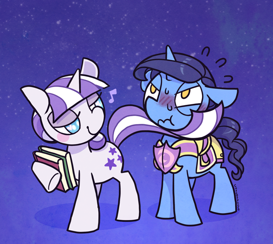 twilight's dad and twilight velvet drawn by cuteosphere - Bronibooru
