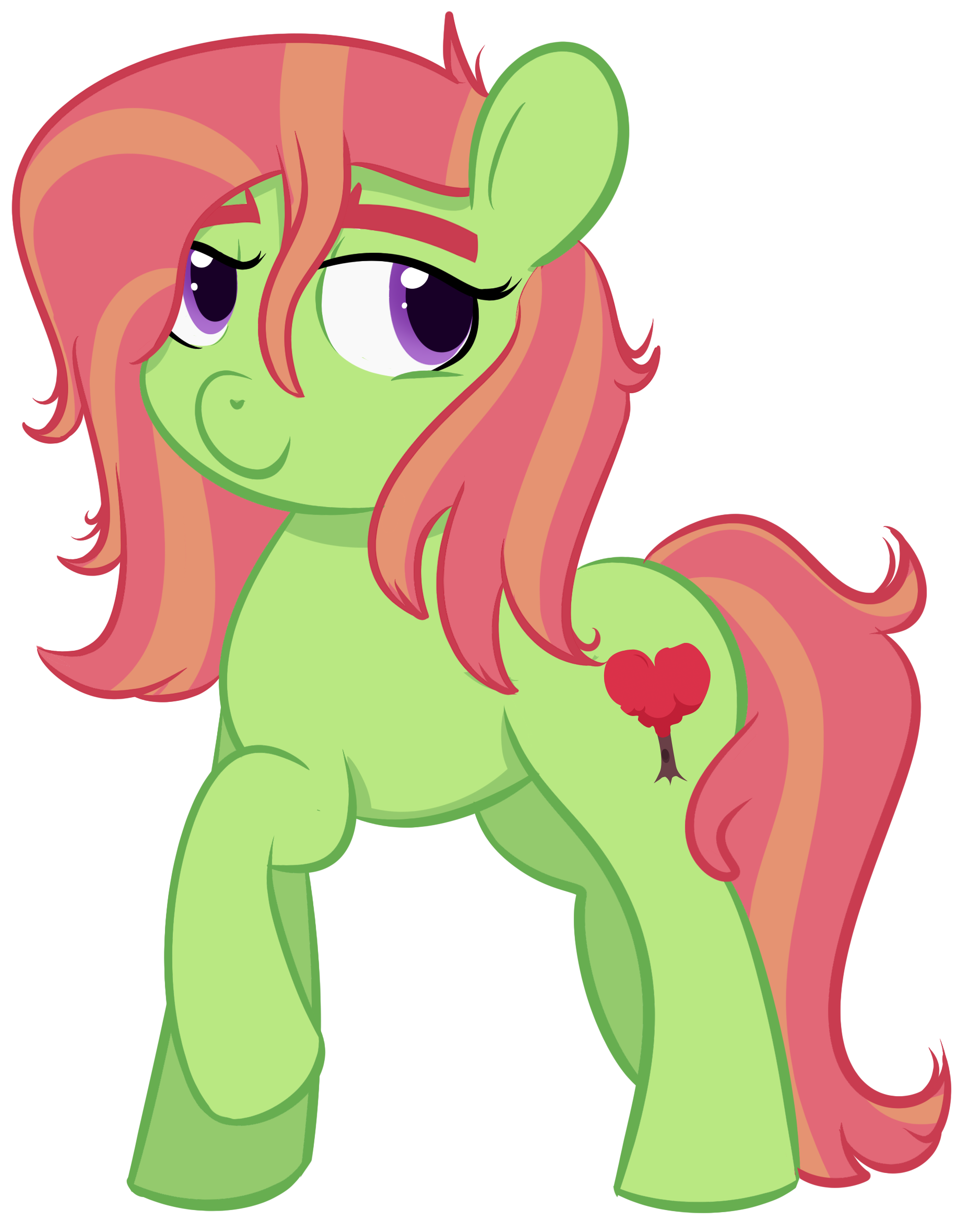 tree hugger drawn by flaminbunny - Bronibooru