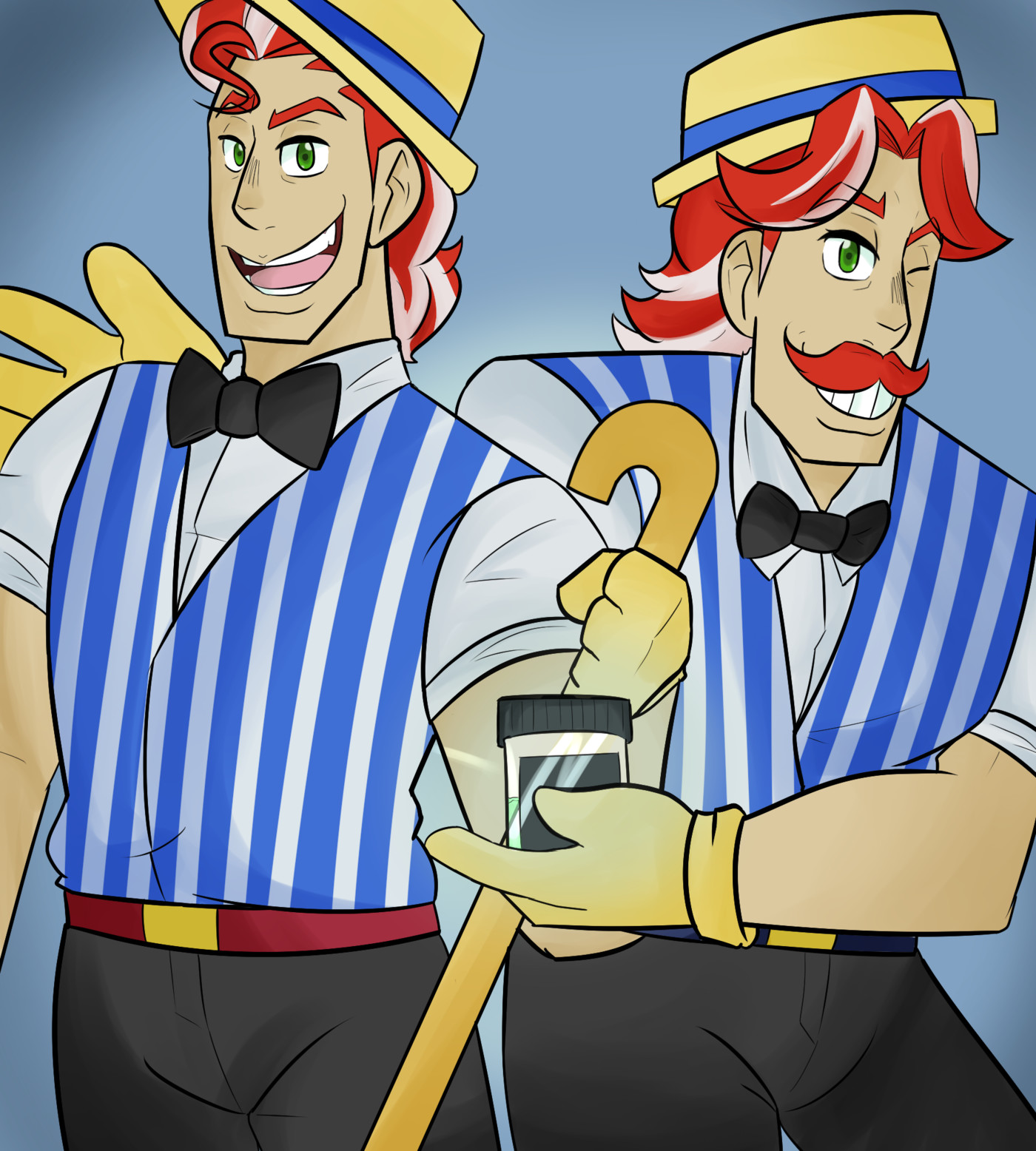 flam, flim, flim flam brothers, and flim skim drawn by agenderwaluigi ...