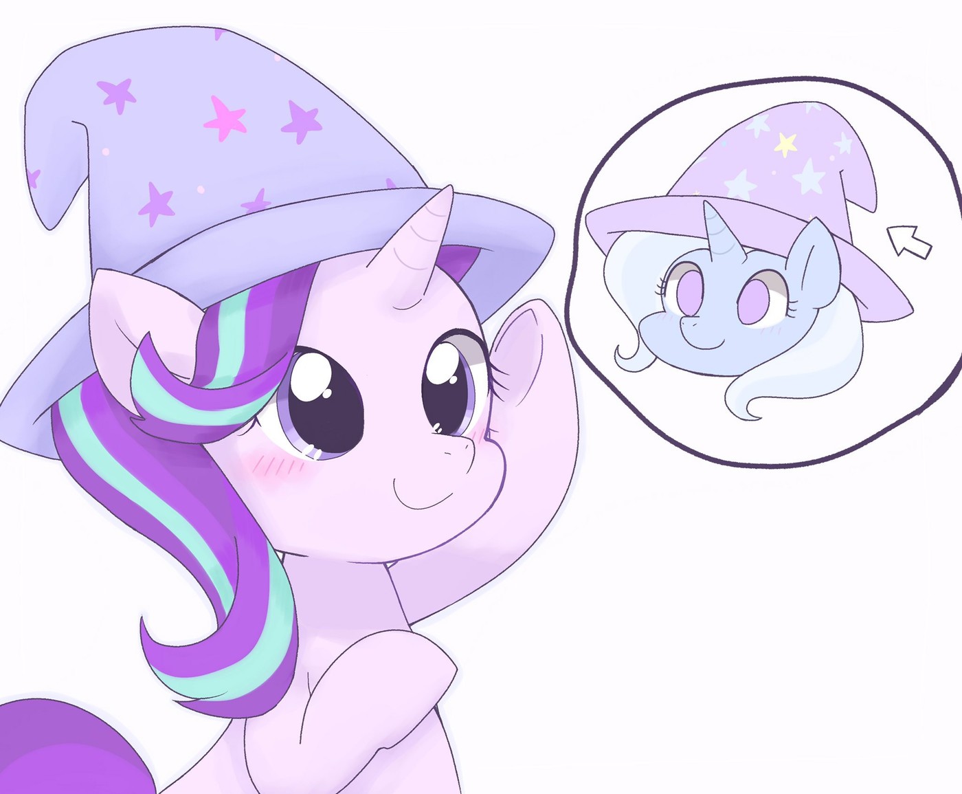 starlight glimmer and the great and powerful trixie drawn by tgos 337 ...