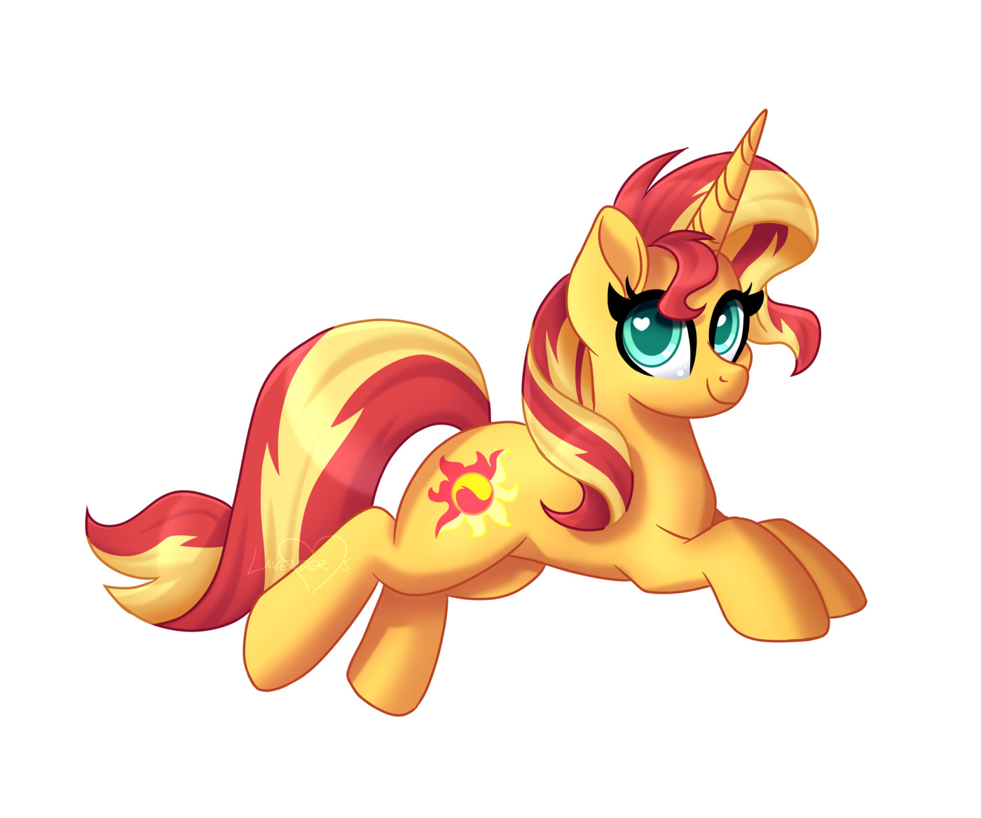 sunset shimmer drawn by lavenderheartsmlp - Bronibooru