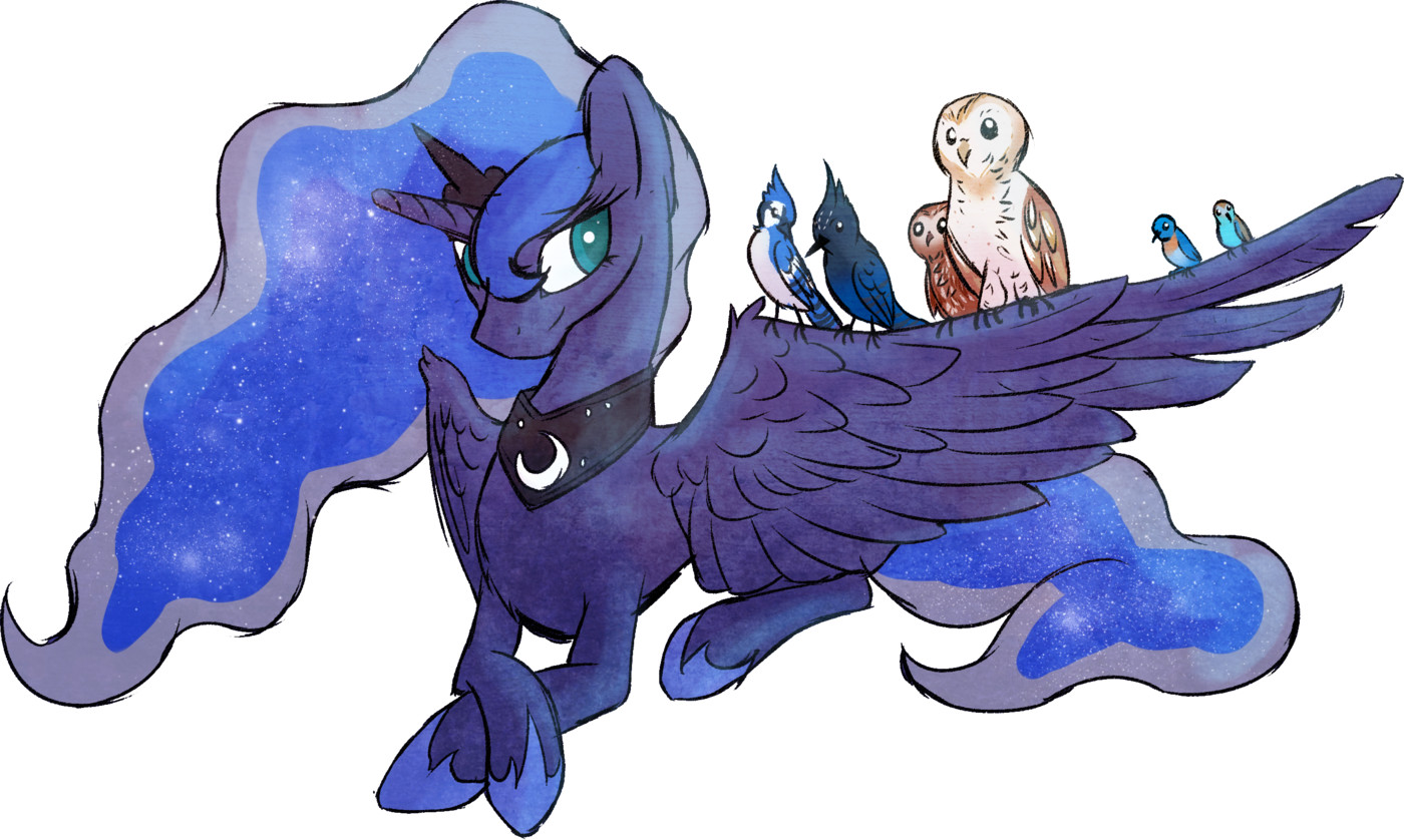 princess luna drawn by digital--quill - Bronibooru