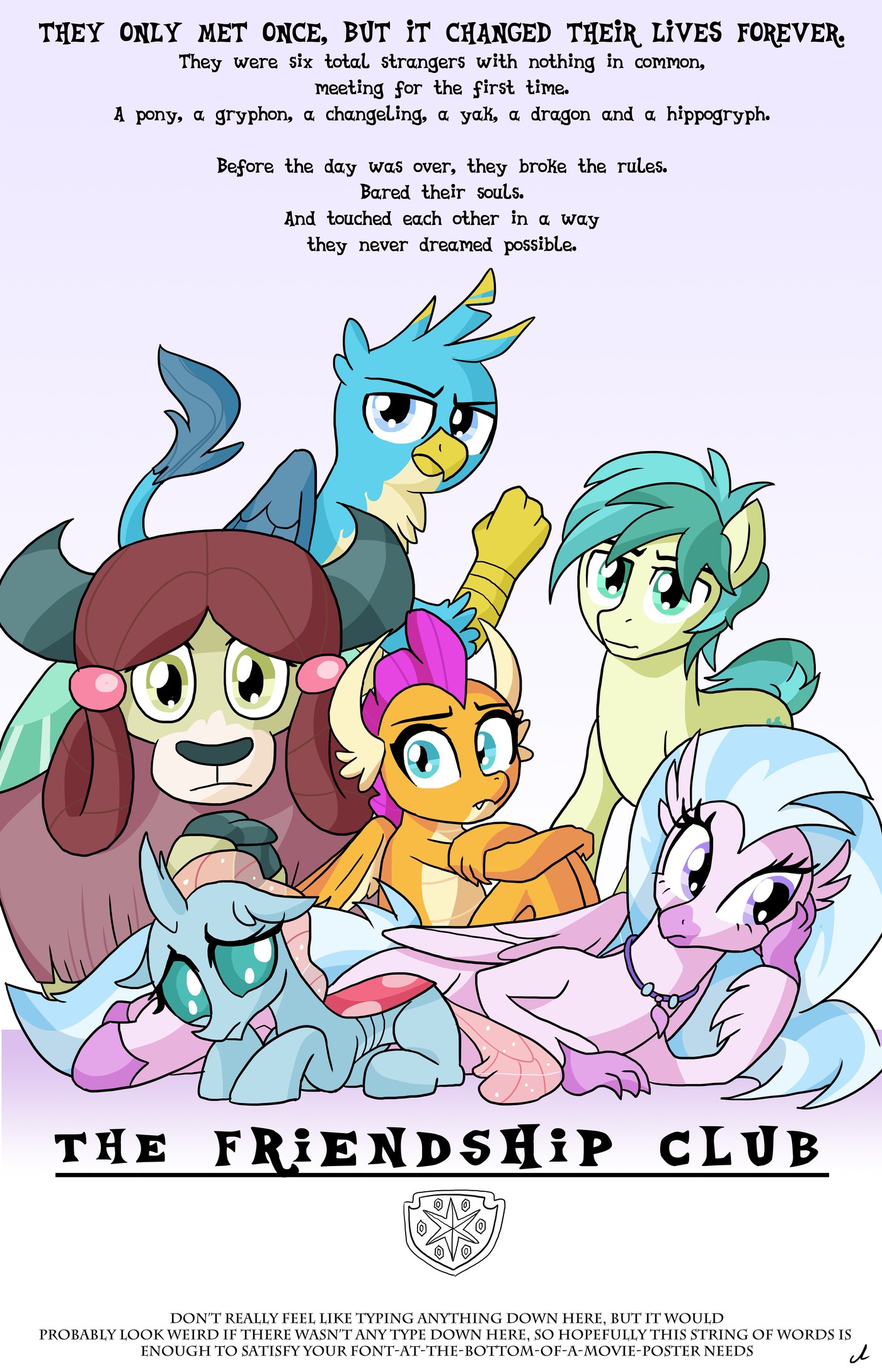gallus, ocellus, sandbar, silverstream, smolder, and others drawn by ...