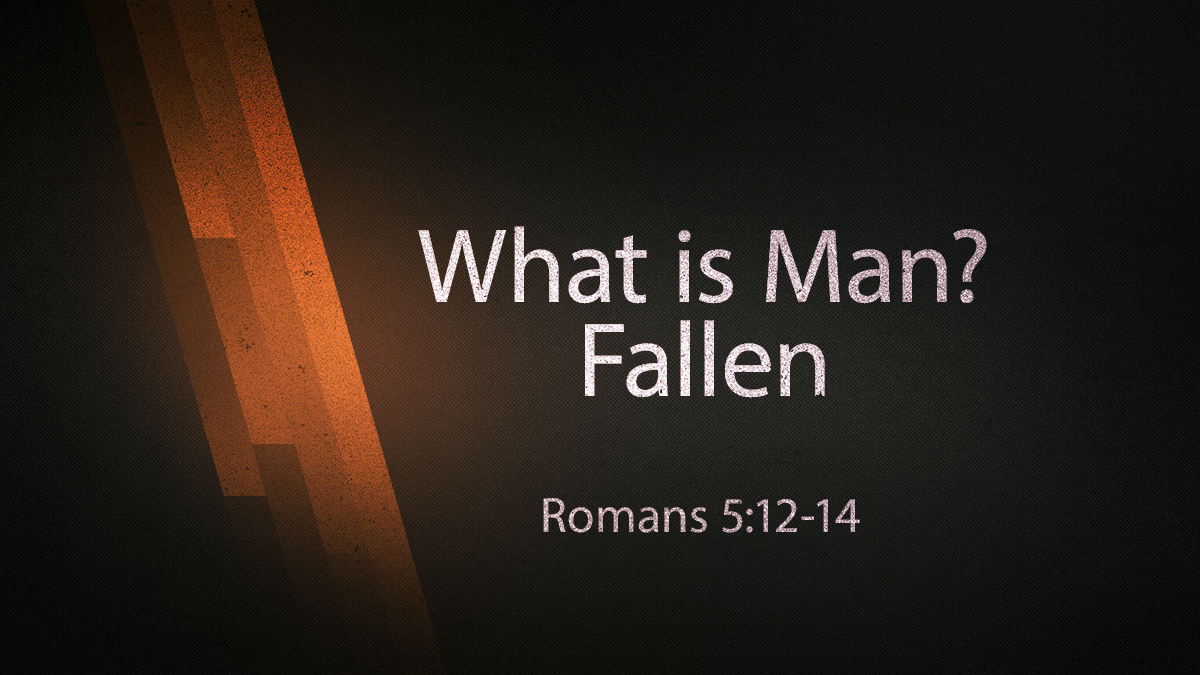 What is Man? Fallen – Brown Trail Church of Christ