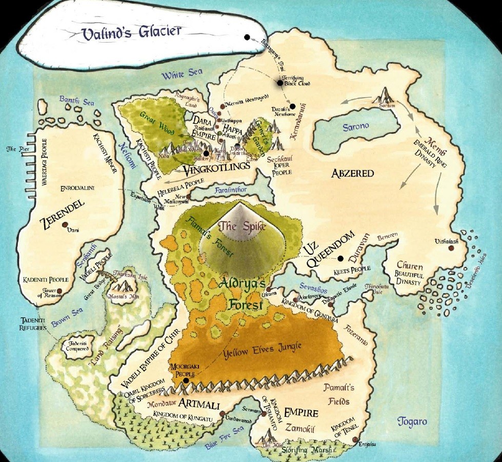 Something interesting about the map of the Middle Storm Age - Glorantha ...