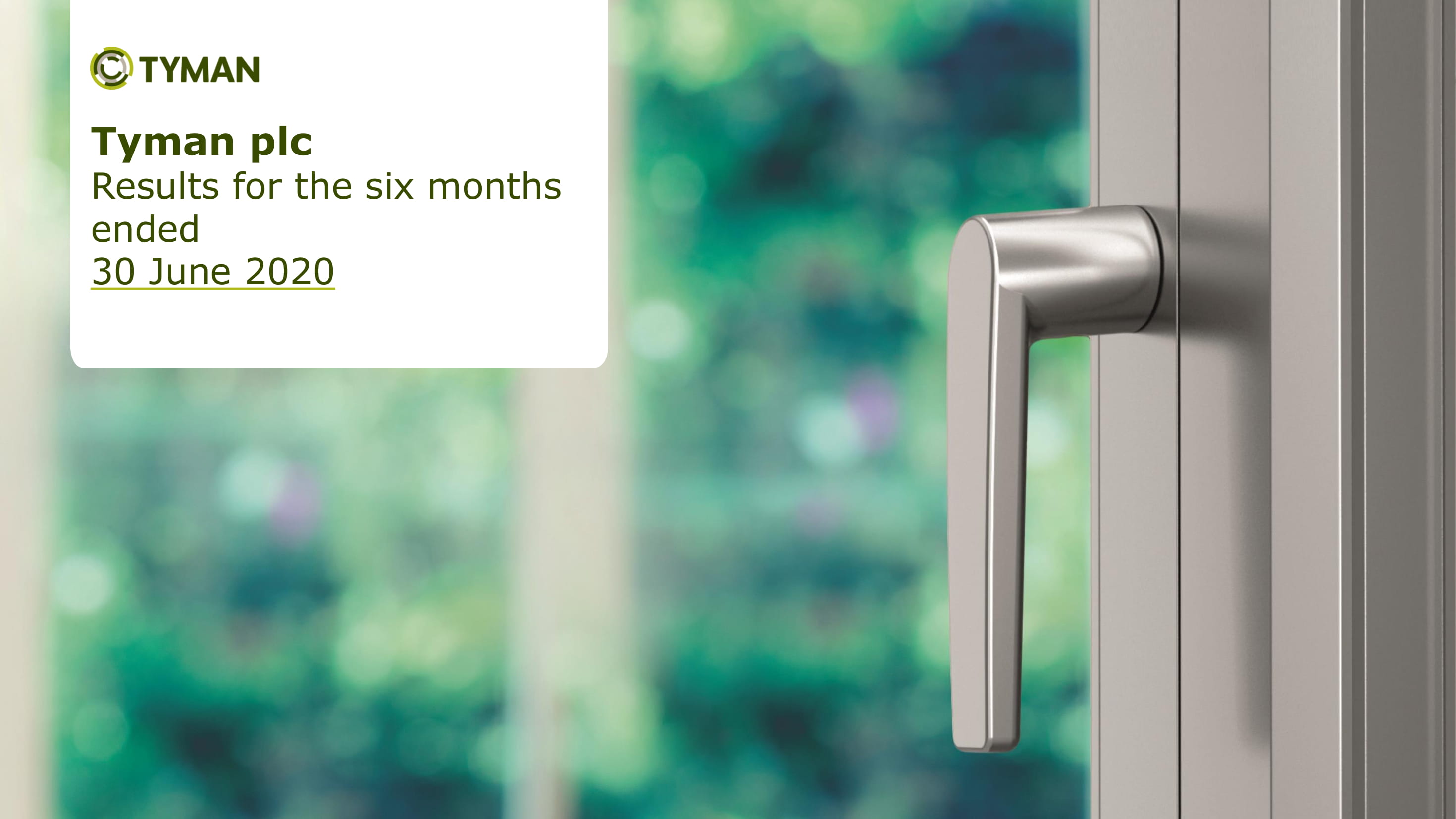 Tyman PLC, TYMN:LSE summary - FT.com