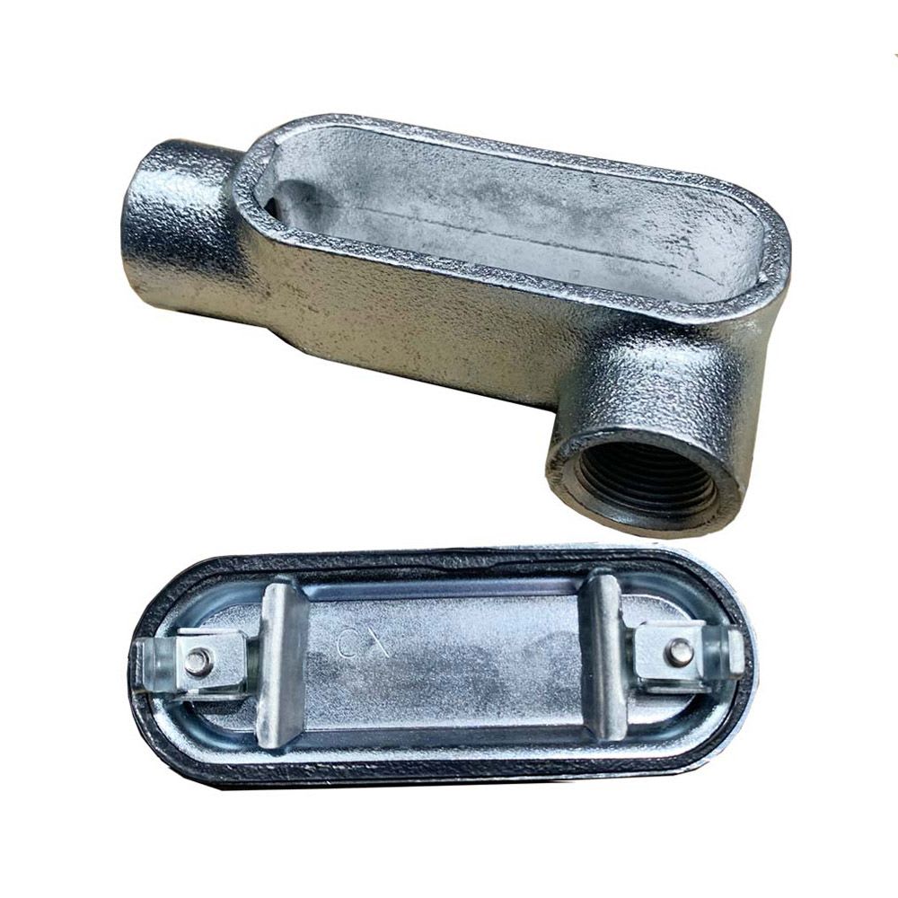 CAJA CONDULET HIERRO TIPO LL 1/2¨, TAPA+EMPAQUE, GALVANIZADO EN ...
