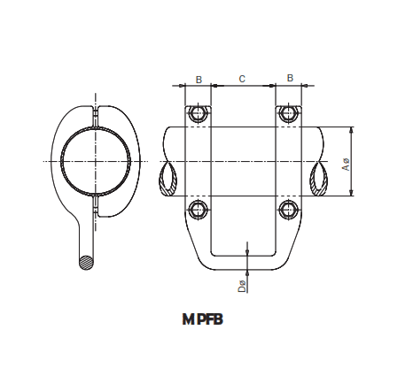 PUNTO FIJO DE FASE PARA TUBO MPFB-200 ARAGCU AS | Aragcu Perú SAC