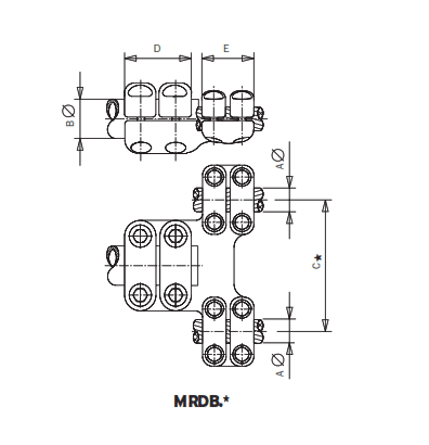 CONECTOR RECTO UNION CABLE DUPLEX A TUBO MRDB-2560 ARAGCU AS | Aragcu ...