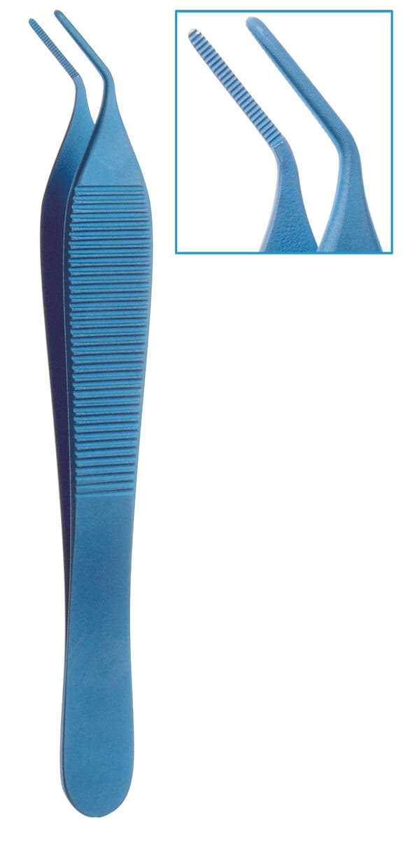 Adson curved tissue forcep | Biomateriales Chile