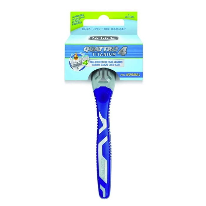 Prestobarba Quattro Titanium Schick | Super Costo | Pañales y productos ...