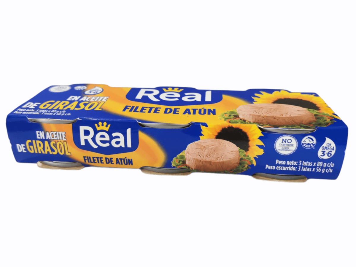 REAL FILETE DE ATUN TRIPACK 80G | PLAZA MULTIPACK