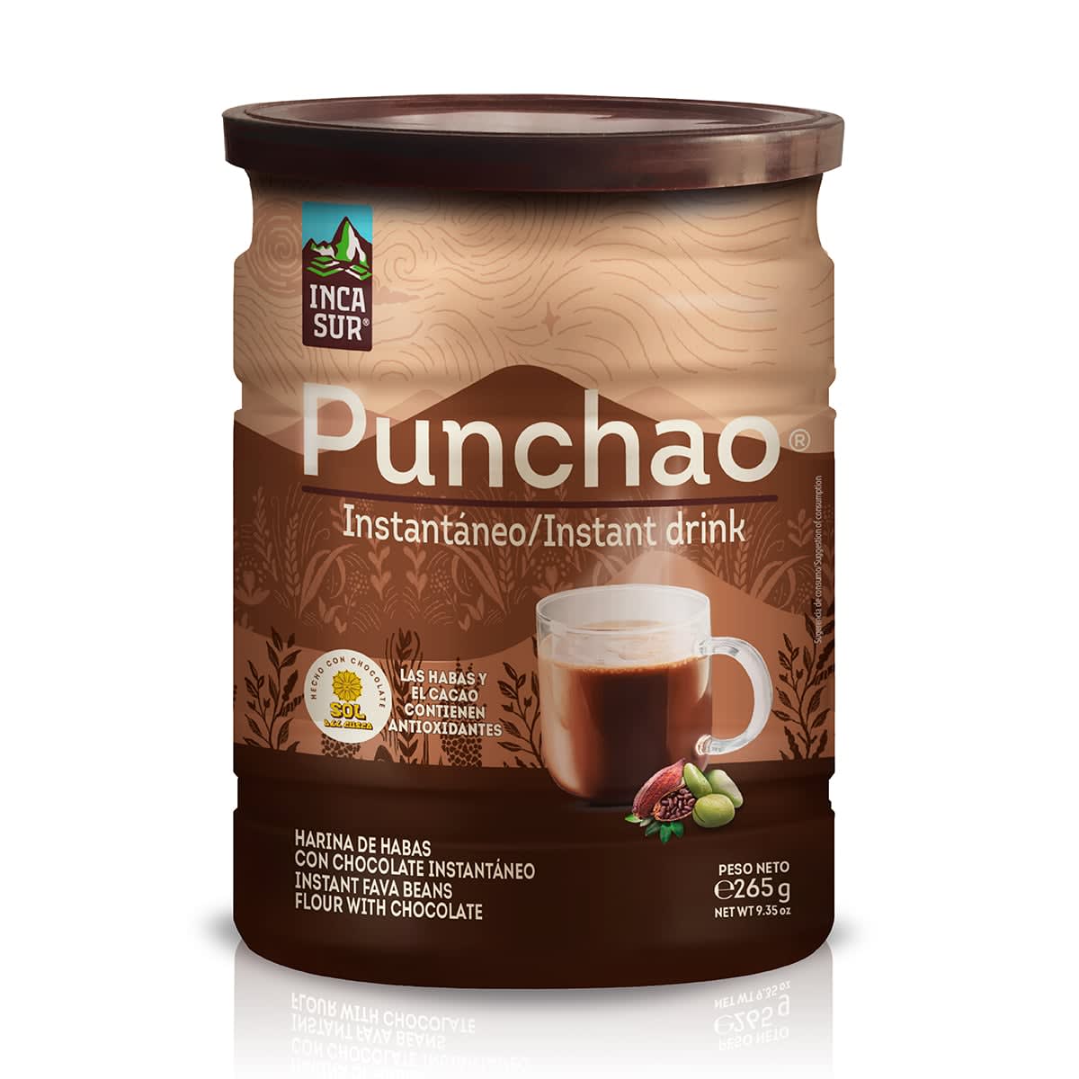 INCASUR PUNCHAO INSTANTANEO CHOCOLATE 265G POTE | PLAZA MULTIPACK