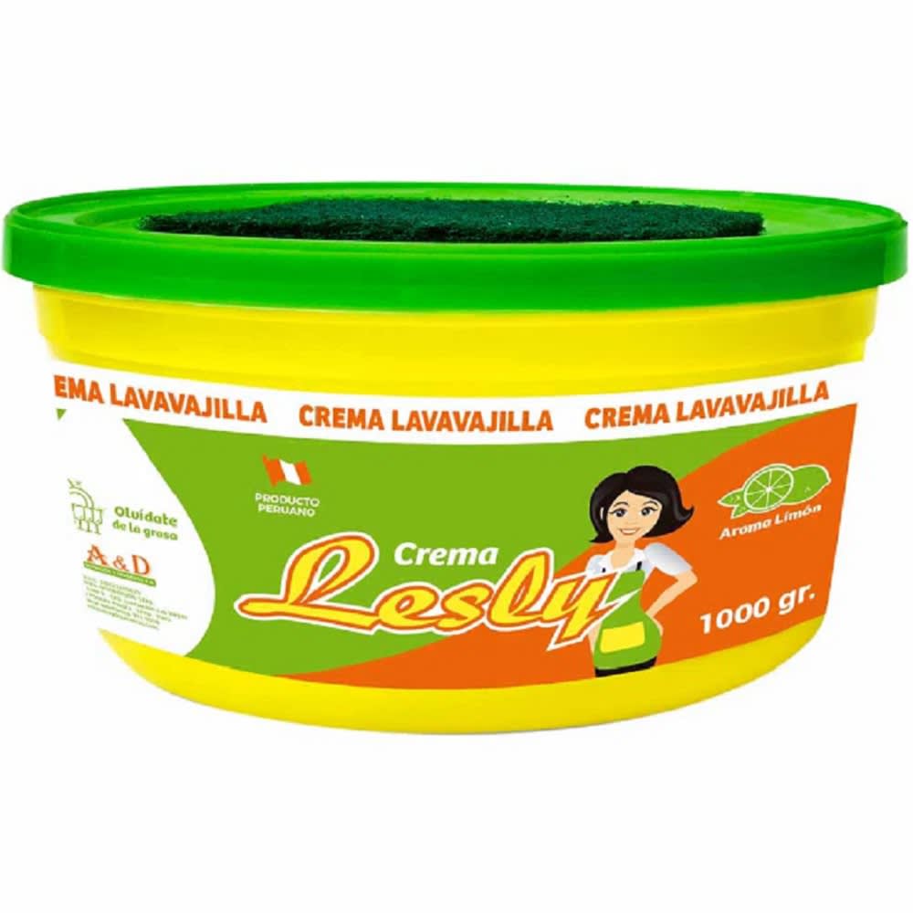LESLY LAVAVAJILLA CREMA OVAL 1KG ALOE | PLAZA MULTIPACK
