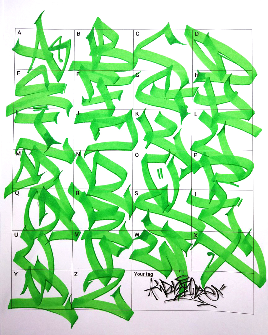 Graffiti Letters: 61 graffiti artists share their styles | Bombing Science