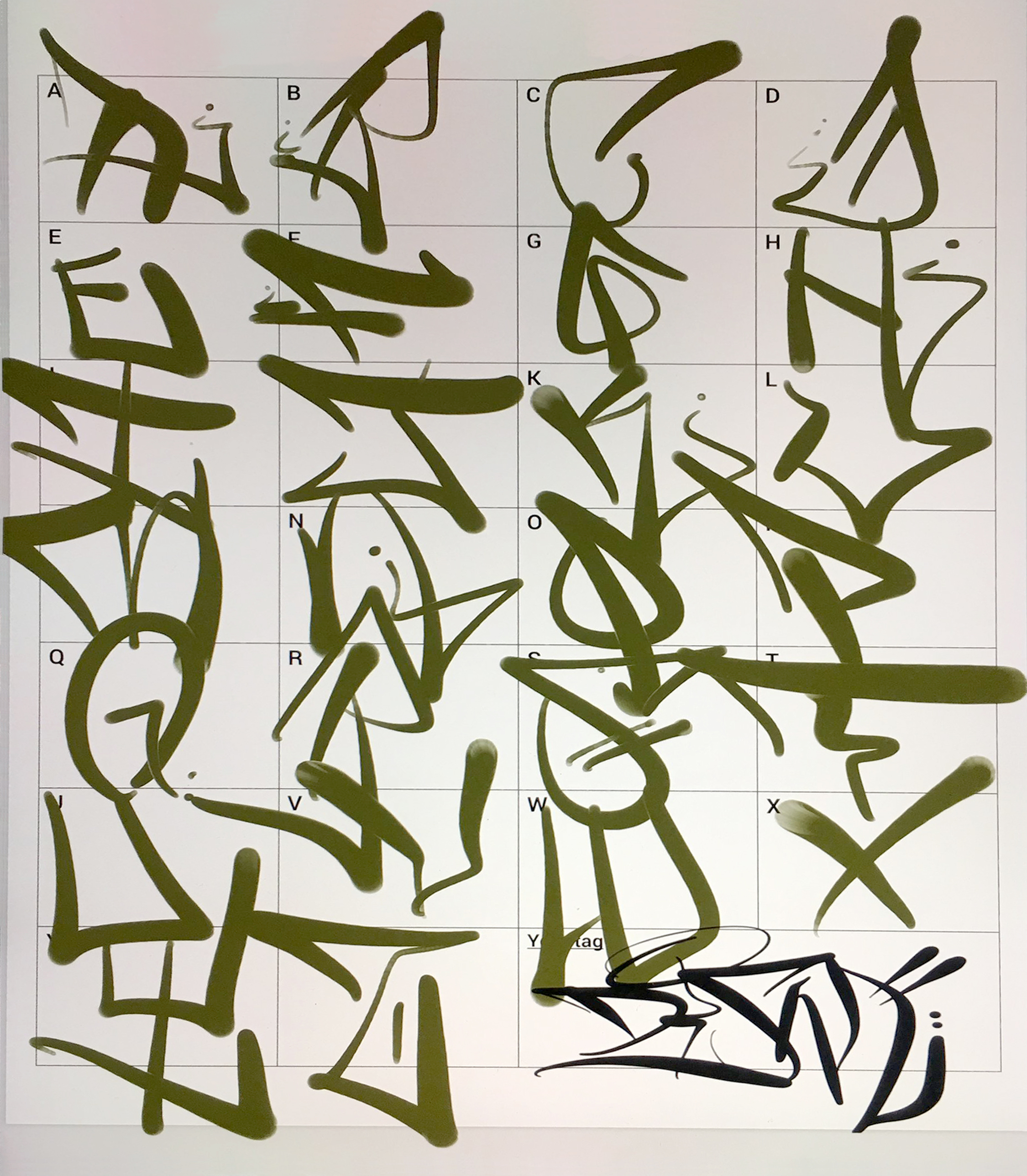 Graffiti Font Alphabet Virtmexico