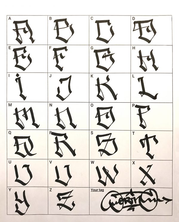 Graffiti Letters: 61 graffiti artists share their styles | Bombing Science