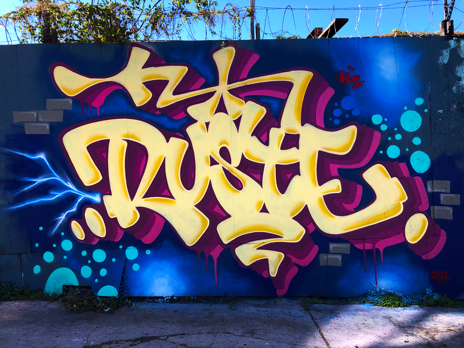Graffiti Video: RUSTE X DANG Paint | Bombing Science