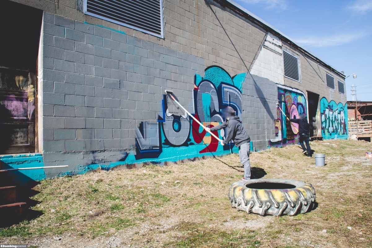 WASP & LEVIS x FLAME PAINT - Bombing Science