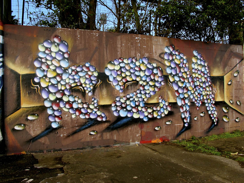 KEZAM - Bombing Science: KEZAM's Street Art