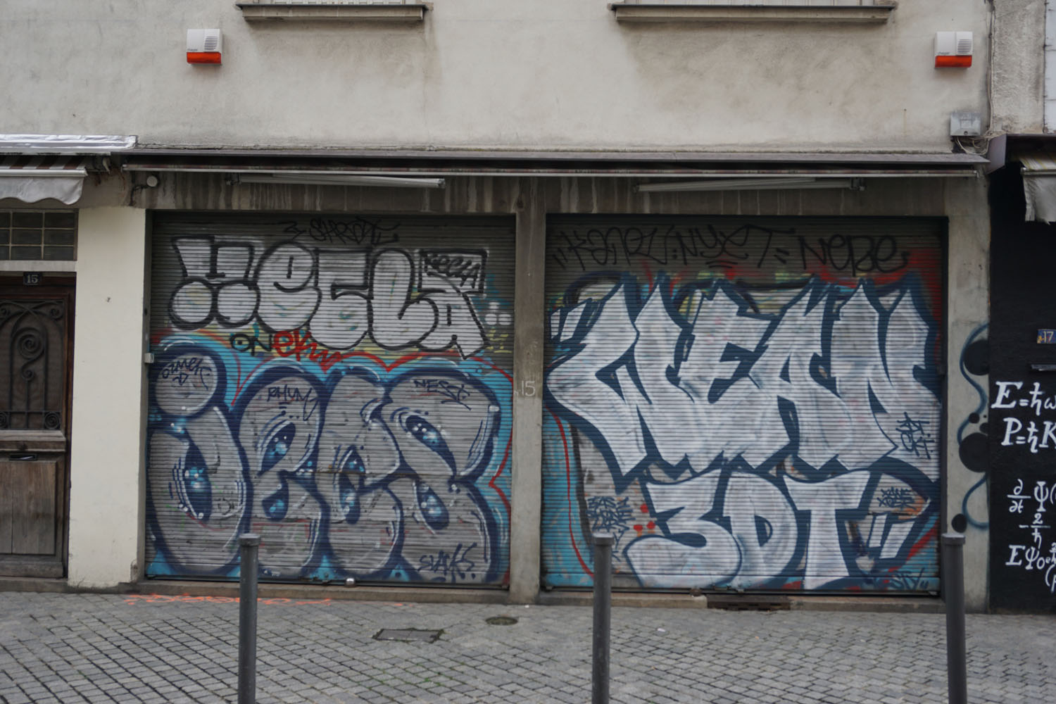 Paris Shutter Graffiti | Bombing Science