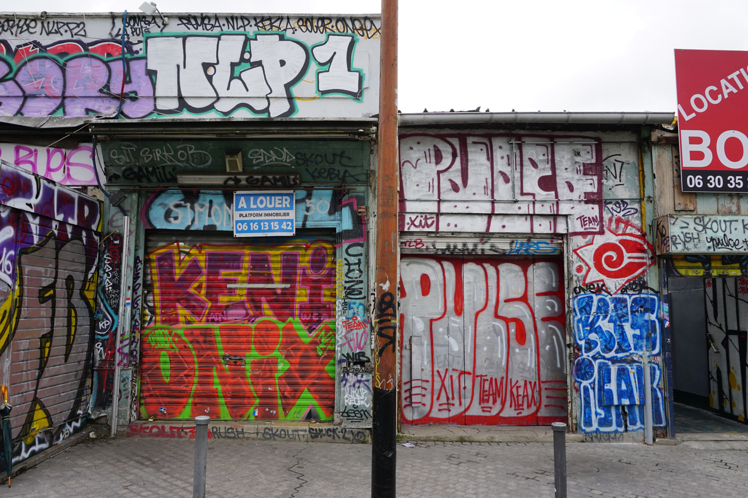 Paris Shutter Graffiti | Bombing Science