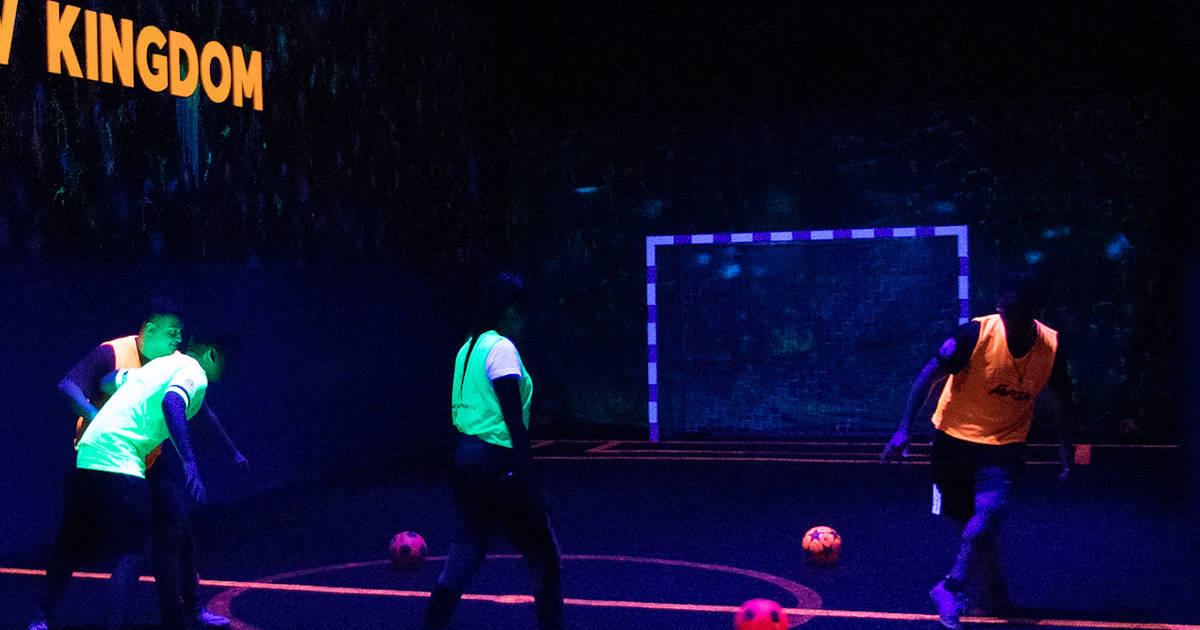 Soccer Glow Kingdom is where to go for glow-in-the-dark soccer in Toronto