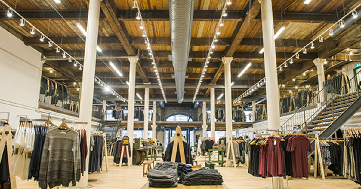 Vancouver clothing store opens huge space in Toronto