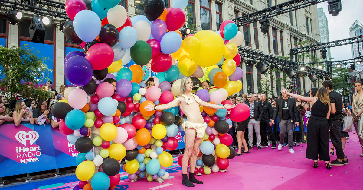 This is what it was like at the MMVA awards in Toronto