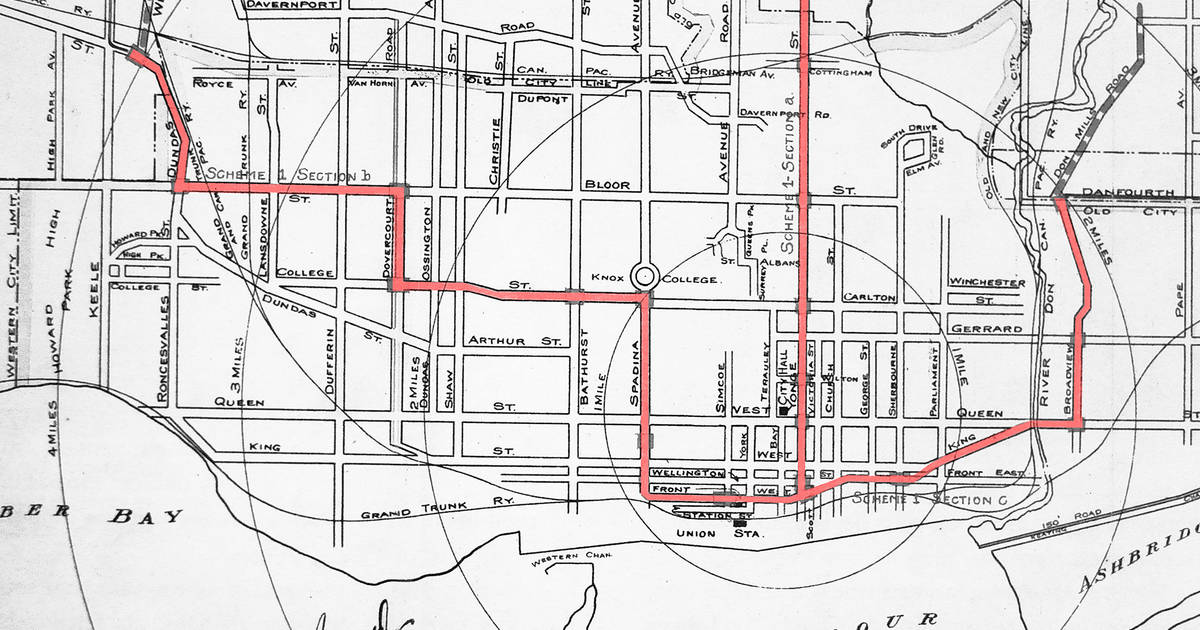 The original relief line proposed in 1979 : r/toronto