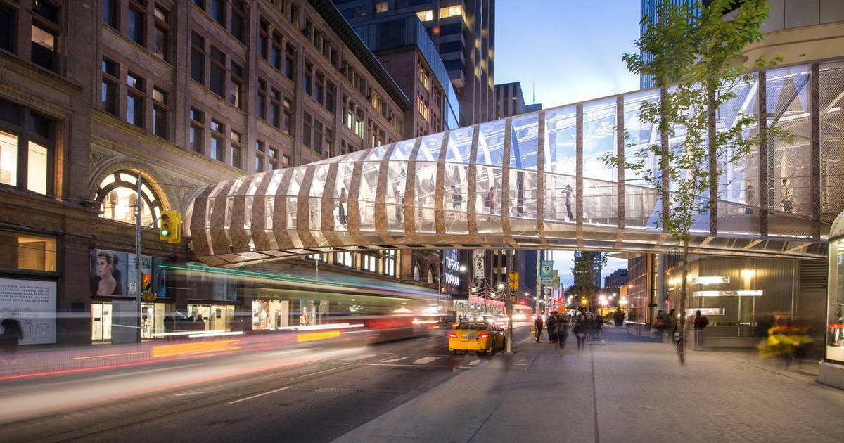 Toronto's stunning new sky bridge will be installed this weekend