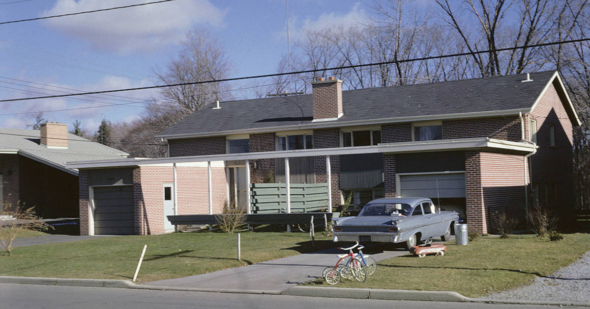 This is what the suburbs used to look like around Toronto