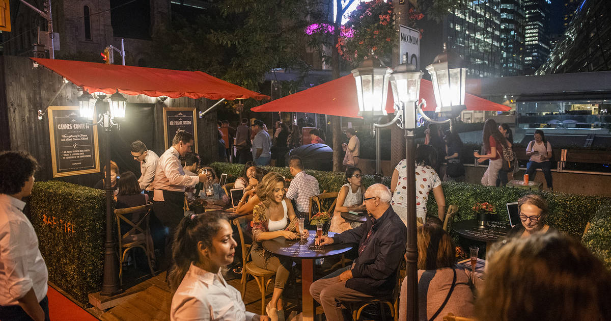 This is what TIFF Festival Street looks like this year