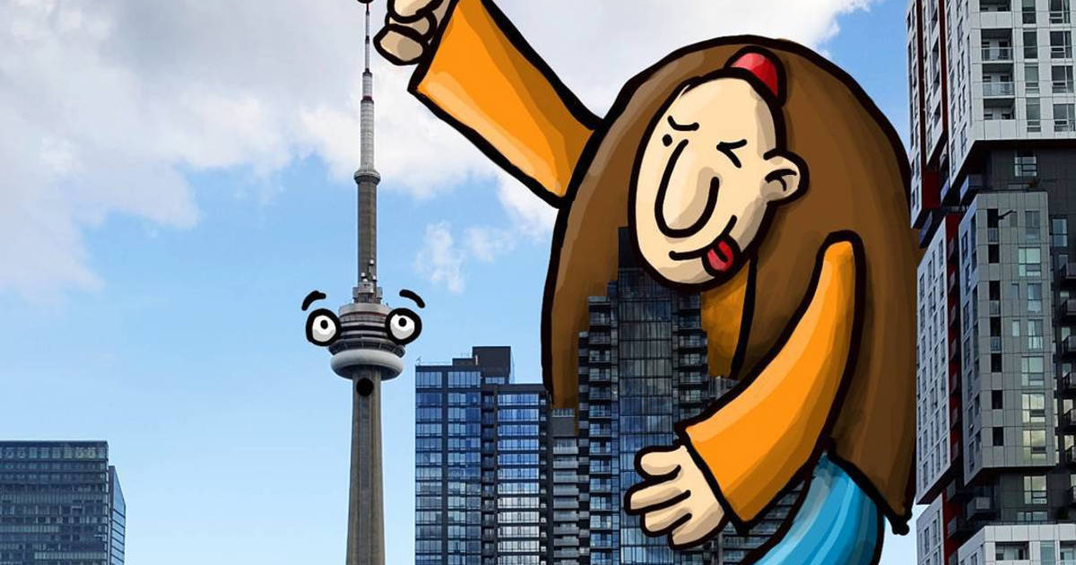 Someone is turning Toronto's most iconic landmarks into awesome cartoons