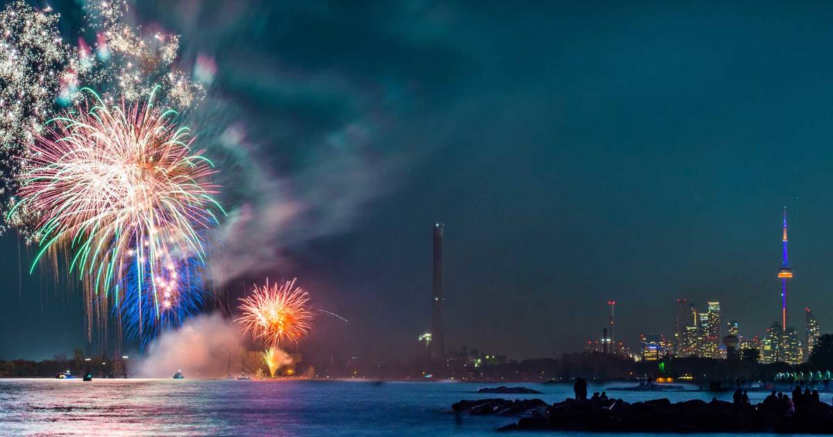 Victoria Day fireworks in Toronto for 2018