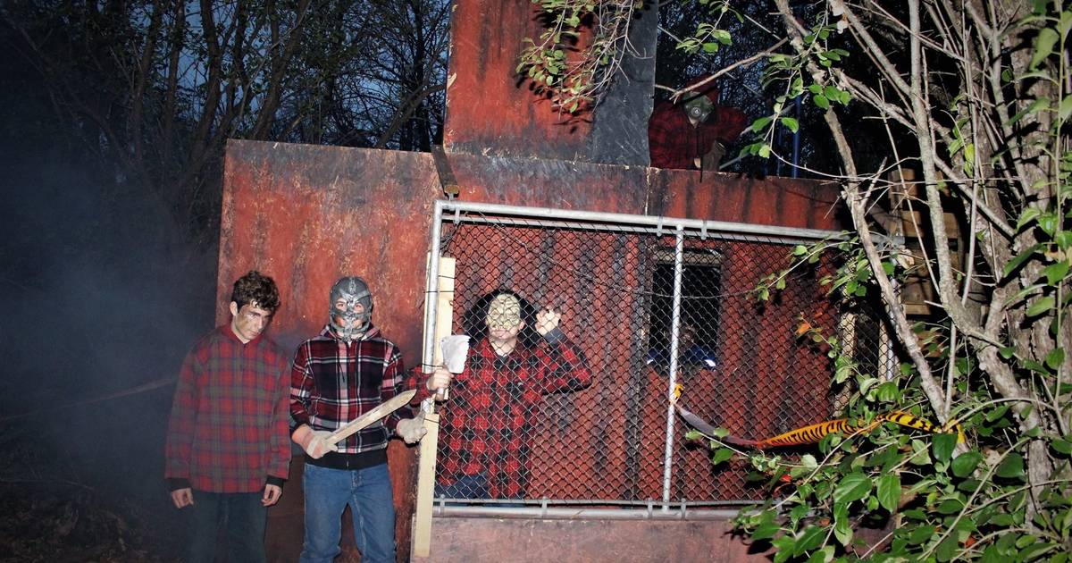 There's a spooky haunted maze and trail in a forest near Toronto