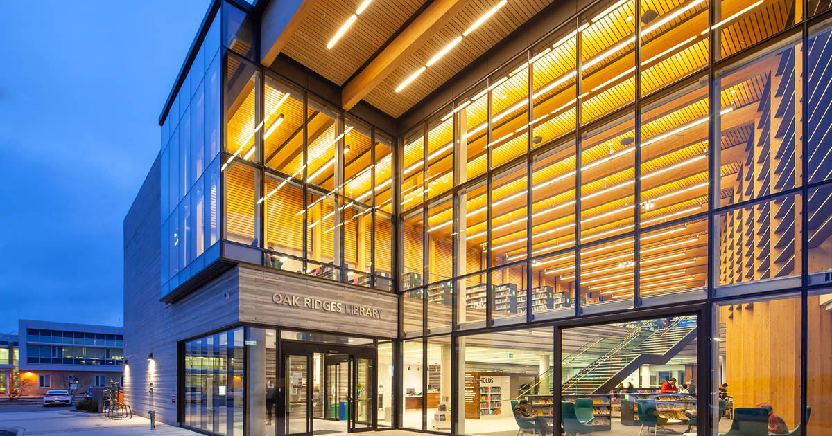 Richmond Hill just got a new library and the design is astonishing