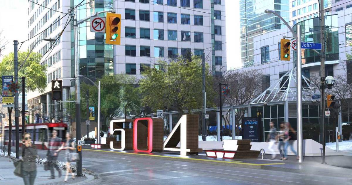The TTC streetcar stops on King Street just got a new look