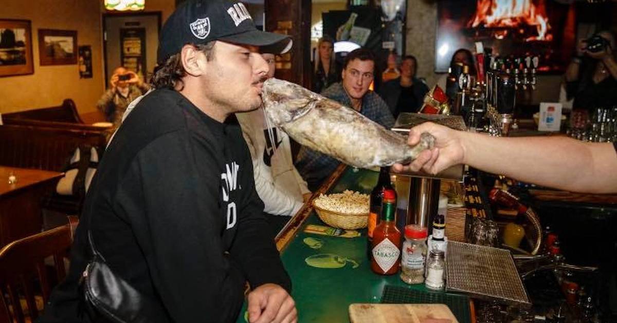 Toronto Maple Leafs players kissed a fish during recent trip to ...