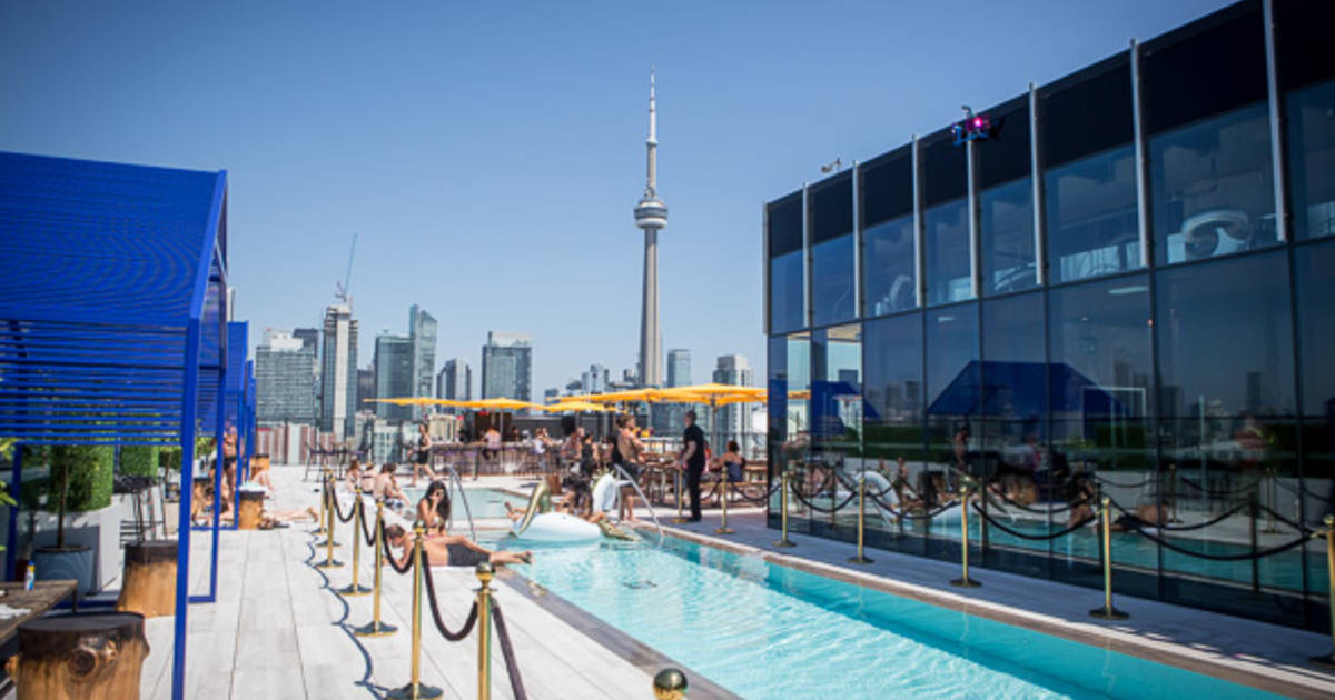 Take a closer look at Toronto's new rooftop pool hotspot