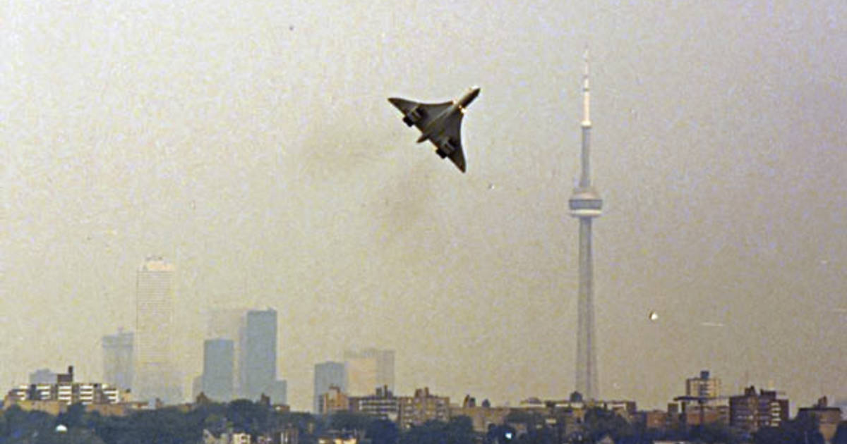 That time the supersonic Concorde visited Toronto