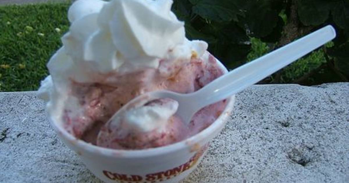 Our Strawberry Blonde at Cold Stone