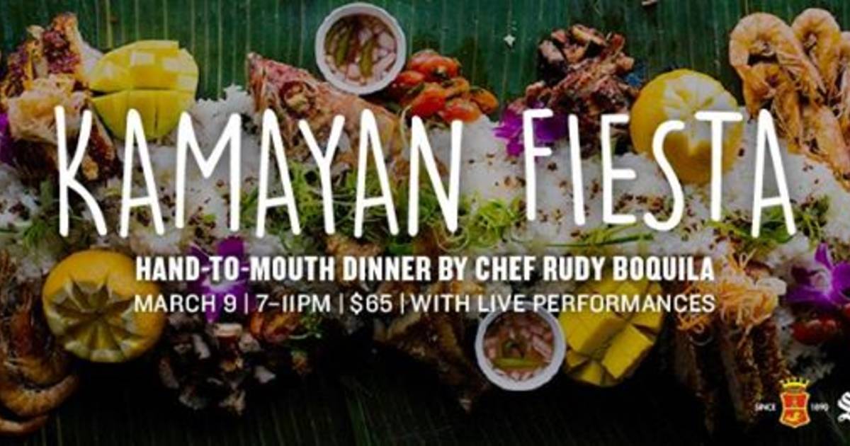 Kamayan Fiesta "Hand-to-Mouth" Filipino Cuisine