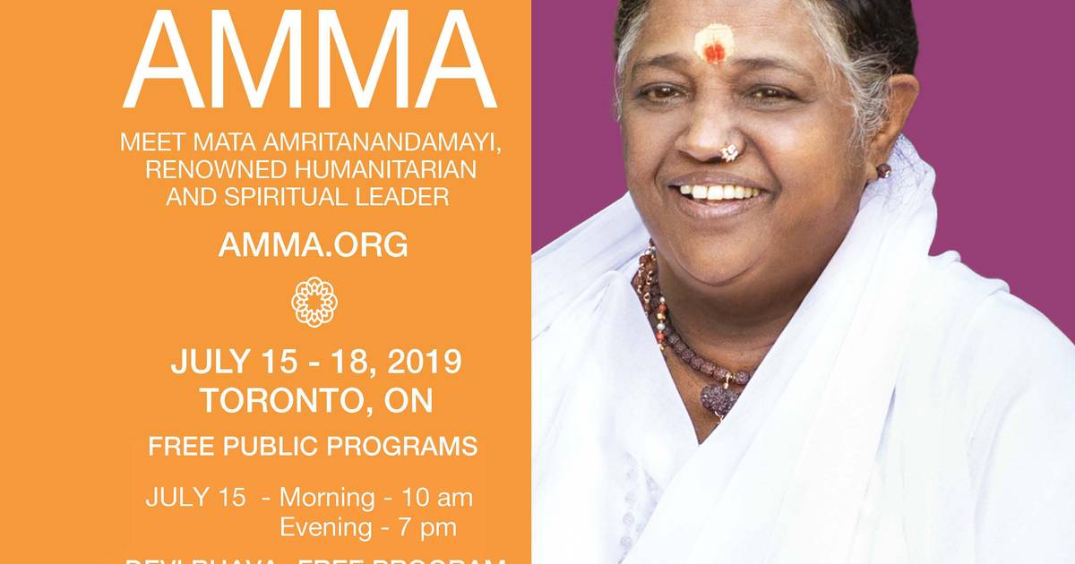 Meet Amma, Sri Mata Amritanandamayi Devi in Toronto
