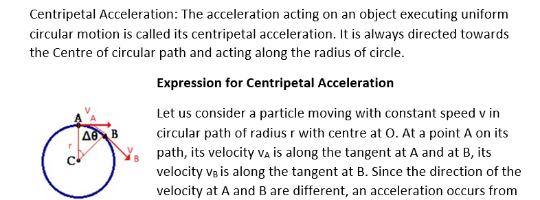 Circular Motion (Notes) | Class Eleven Physics
