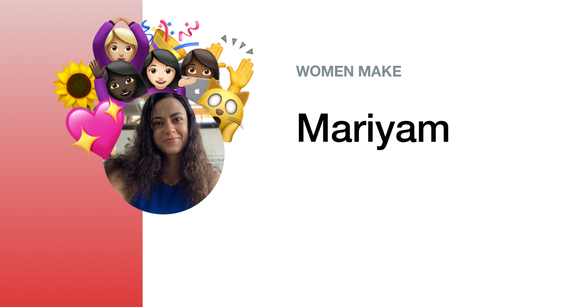 Mariyam on Women Make: Ecommerce entrepreneur:) I spend my time playing ...