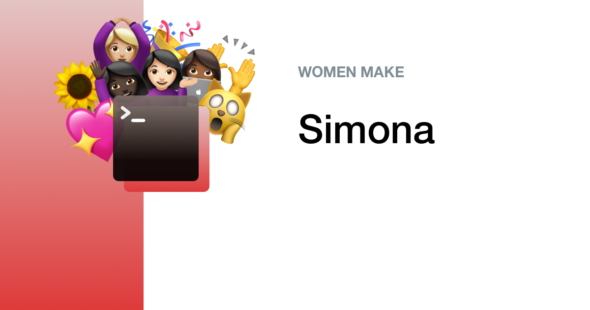 Simona on Women Make: Learning geek 🎓 Notion maker | Customer Education expert